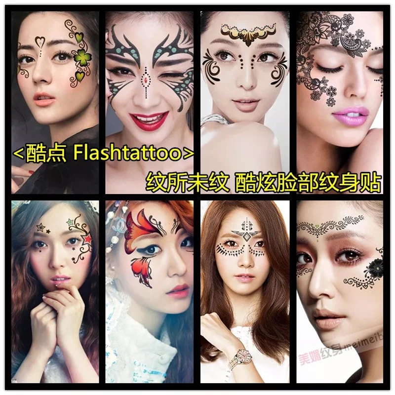 Face Temporary Tattoos