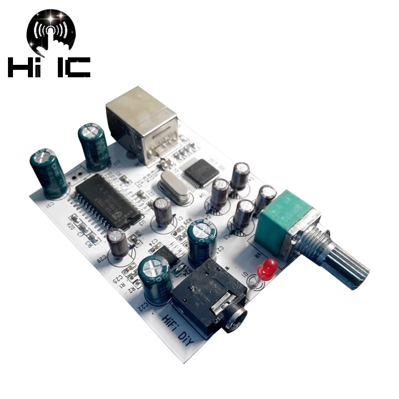 CM108 + TDA1305T + TDA1308 IIS/I2S To 3.5mm Output USB HiFi Amp USB ...