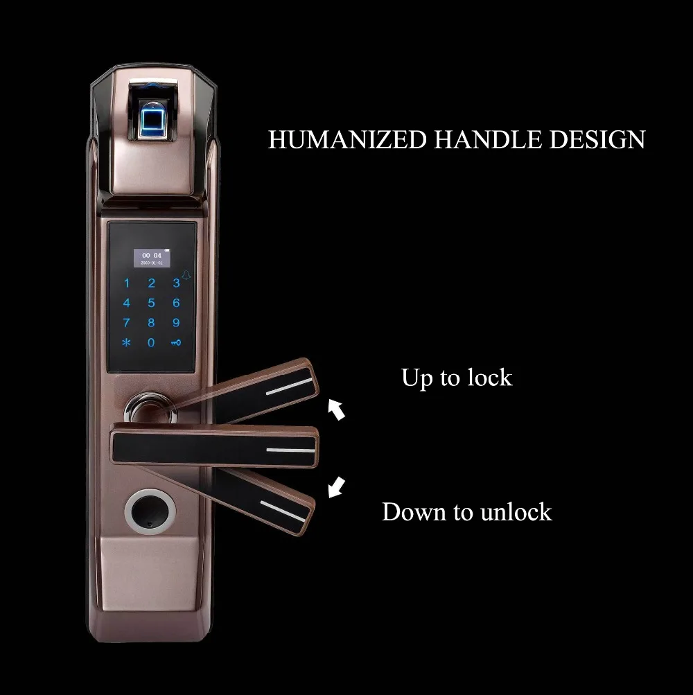 Дверной замок со сканером отпечатка пальцев интеллигентая(ый) смарт ...