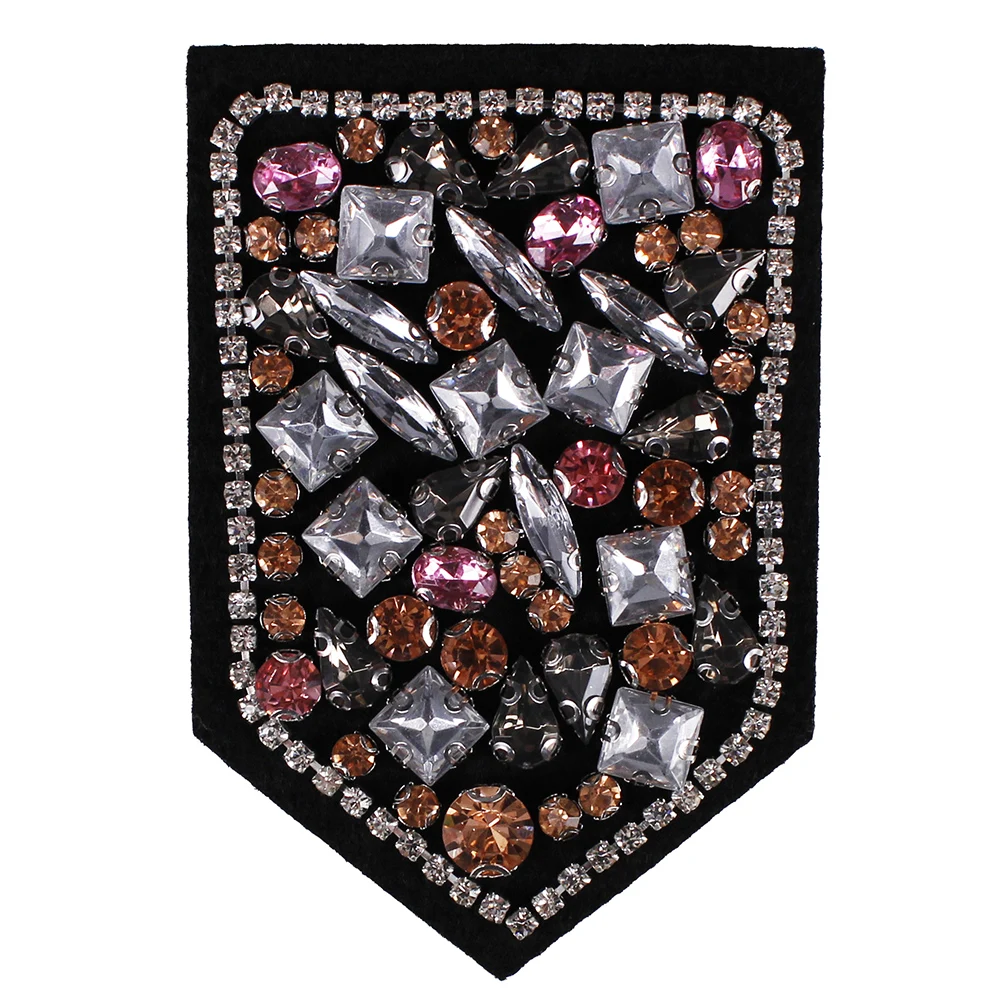 10piece-Beading-Rhinestones-Shoulder-Fabric-Patches-Badge-Applique-DIY ...