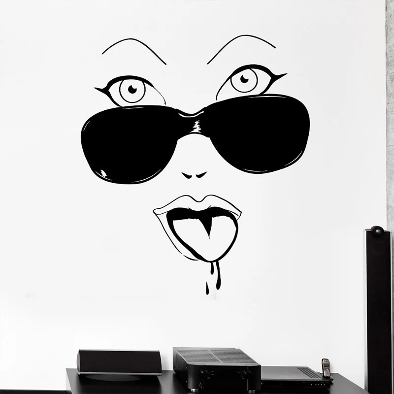 Sexy Girl Club Sticker Naked Decal Muurstickers Posters Vinyl Wall ...