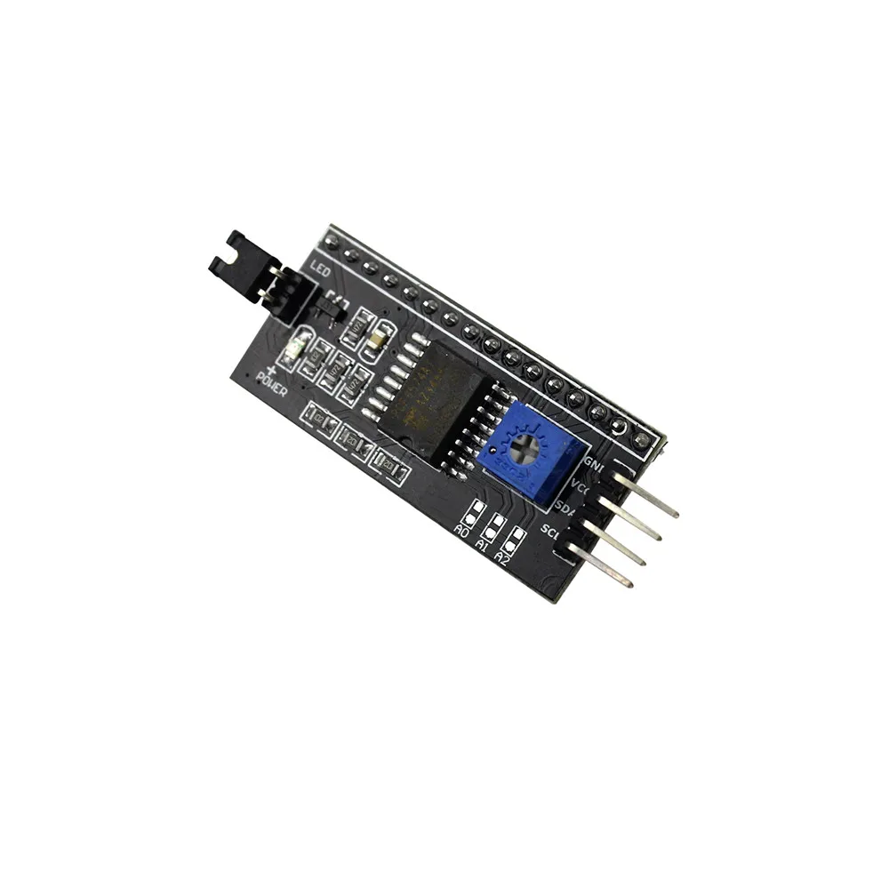 IIC I2C TWI SPI Serial Interface Board Port For 1602 2004 LCD LCD1602 ...