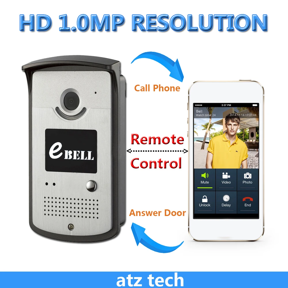 P2P onvif 와이파이 초인종 카메라 720 마력 무선 비디오 도어 폰|doorbell home|doorbell ...