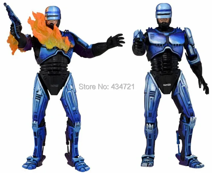 Hot Classic Sci Fi Film Game Robocop VS Terminator NECA Series 2 Battle ...