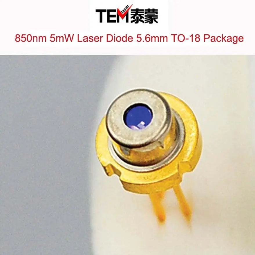 850nm 5mW Laser Diode 5.6mm TO 18 Package|diode capacitor|diod ...