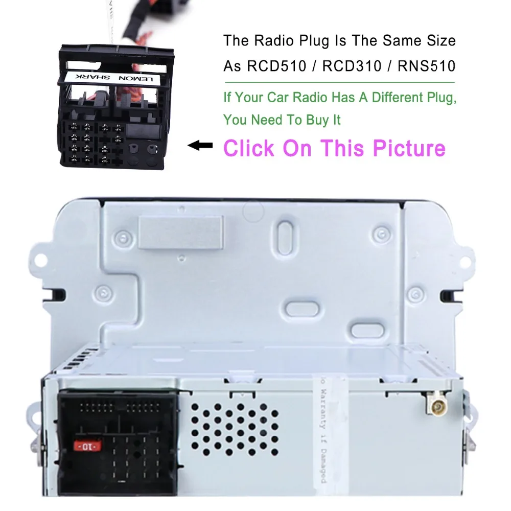 Rcd330 Plus RCD330G Carplay Car MIB Radio RCD 330 330G 6RD 035 187B For ...