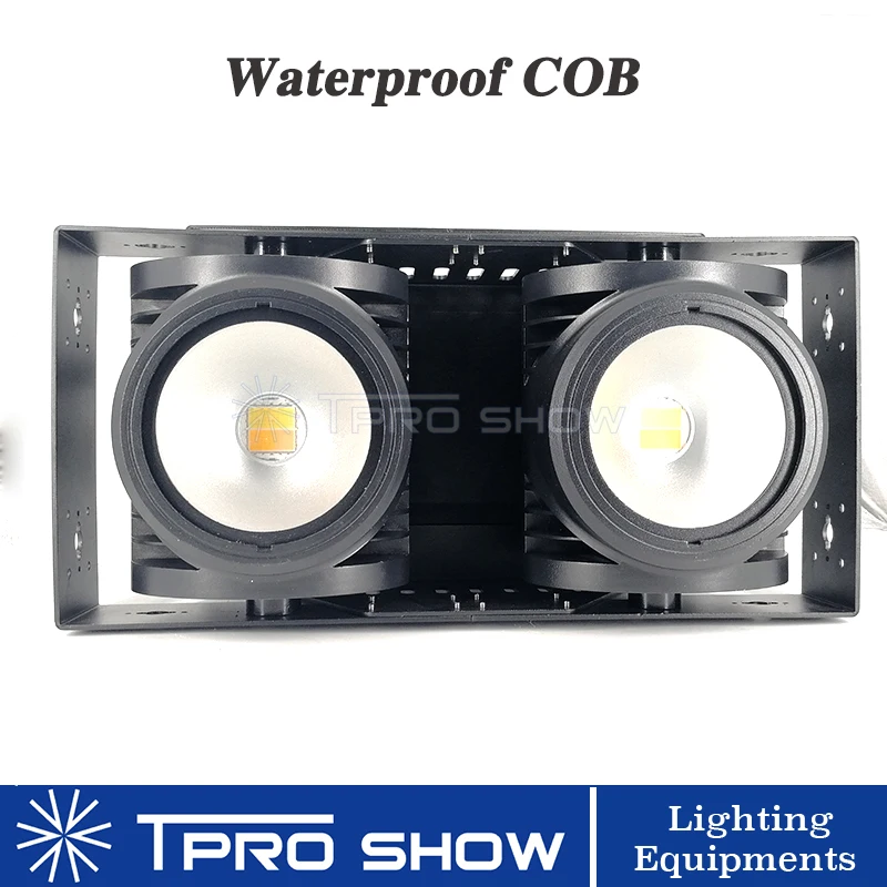 Outdoor LED Blinder 2 Eyes 100W COB Stage Lights Audience Illumination ...