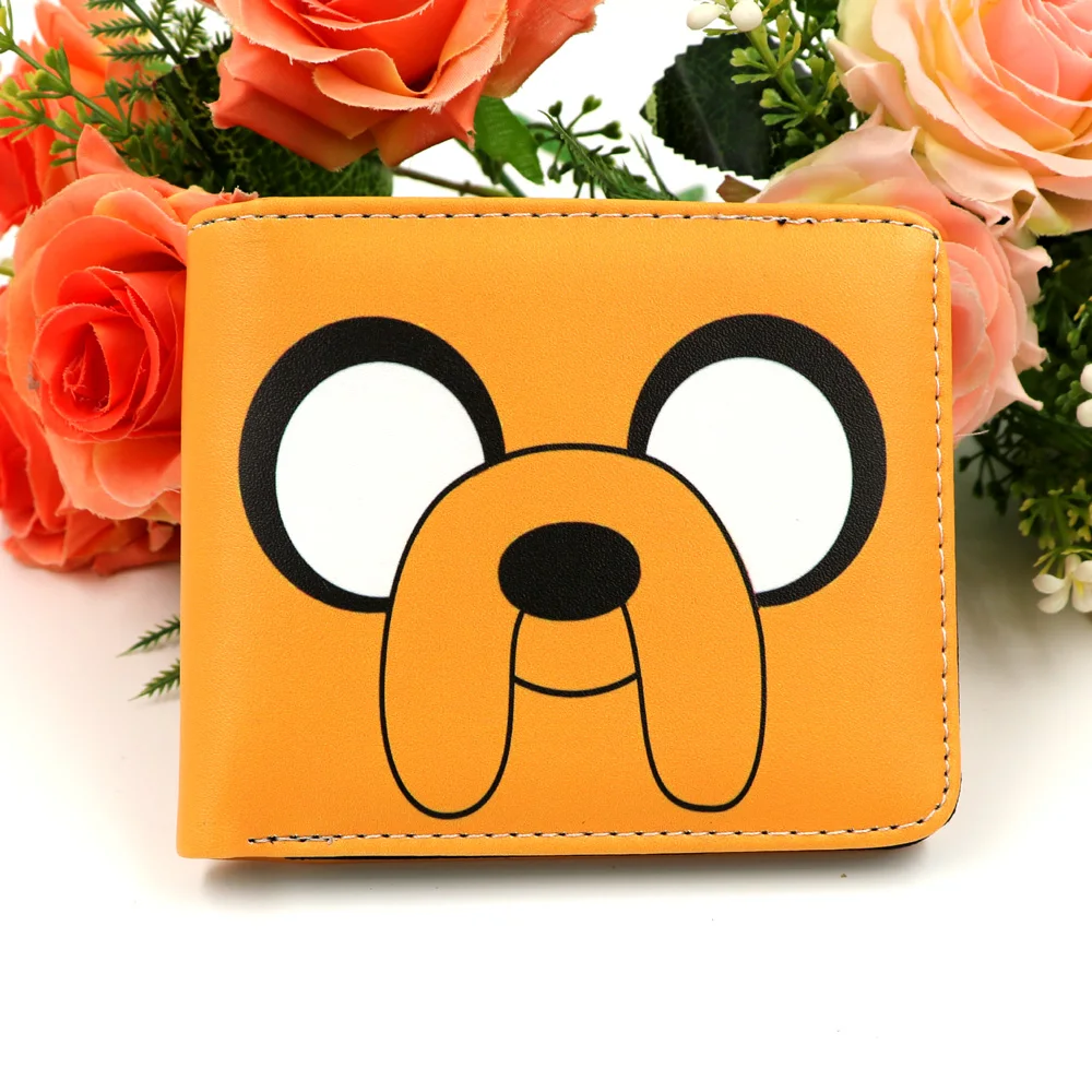 Anime Adventure Time Prints Colorful Leather Wallet - KawaiiMerch.com