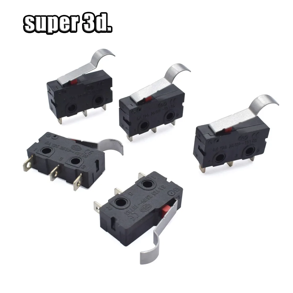 2-5-10pcs-3D-Printer-Limit-Switch-Push-Button-Switch-KW12-Micro-Limit ...