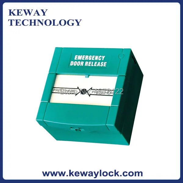 Green or Red Color Emergency Exit Buttons with Reset Function Fire ...