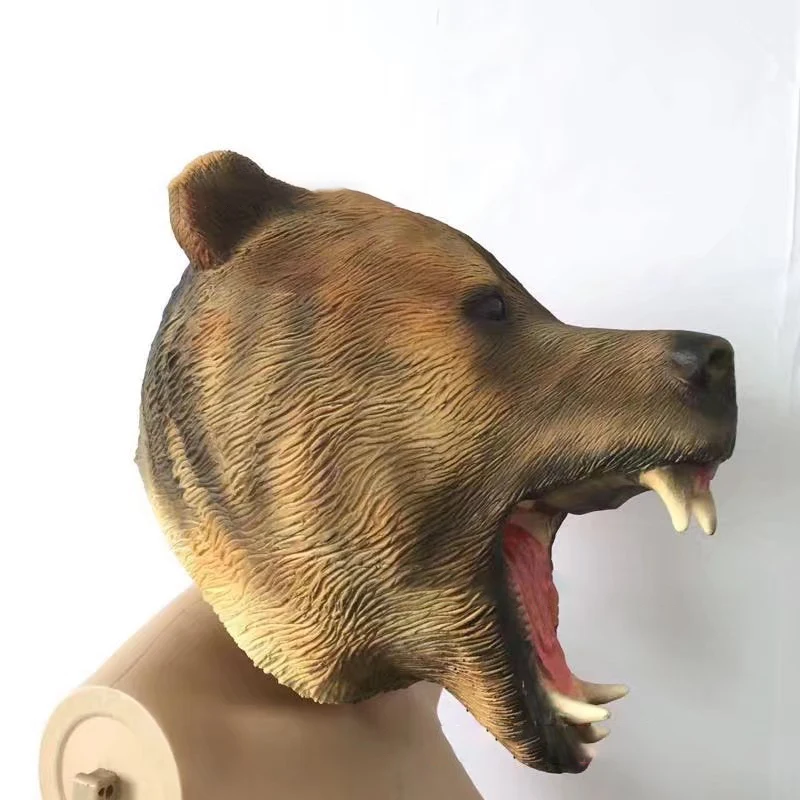 2018 New Style Free Shipping Bear Mask Cute Polar Bear Masks Halloween ...