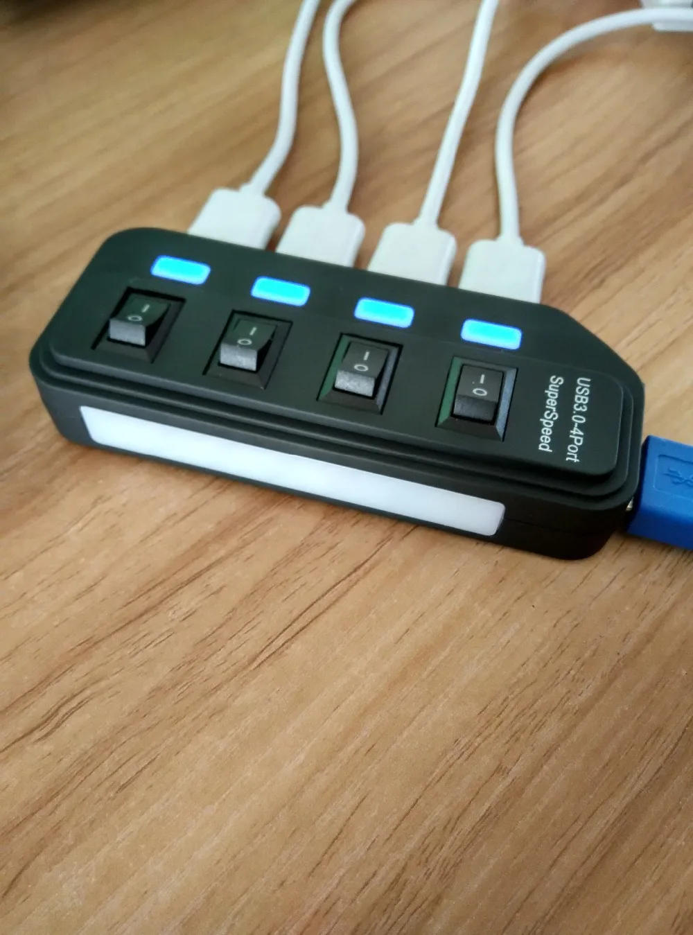 USB HUB 3.0 With Separated Button Separated Indicator Lights 4 Port ...