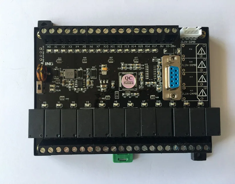 PLC industrial control board FX1N 24MR/24MRT 1A relay 5A current output ...