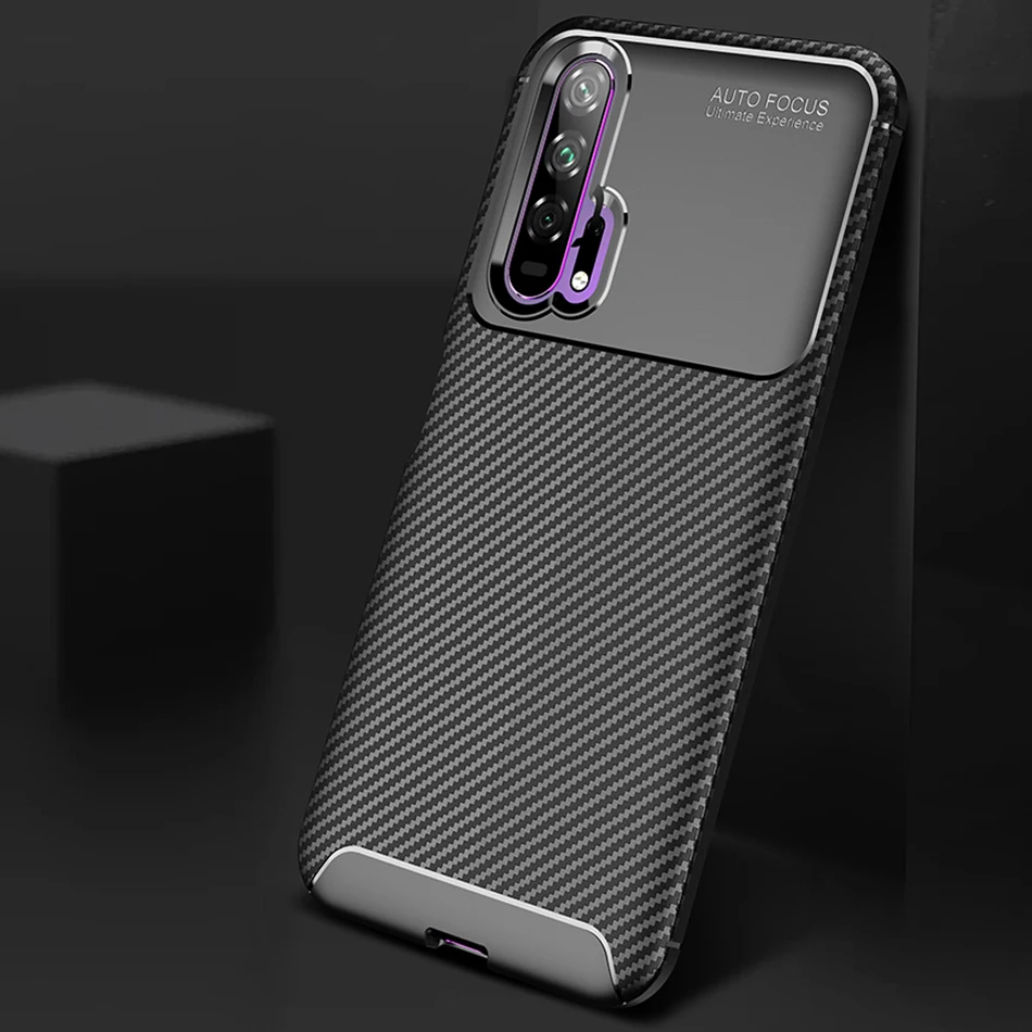 Honor 20 Pro Soft Shockproof Carbon Case for Huawei Honor 20 Pro Case ...