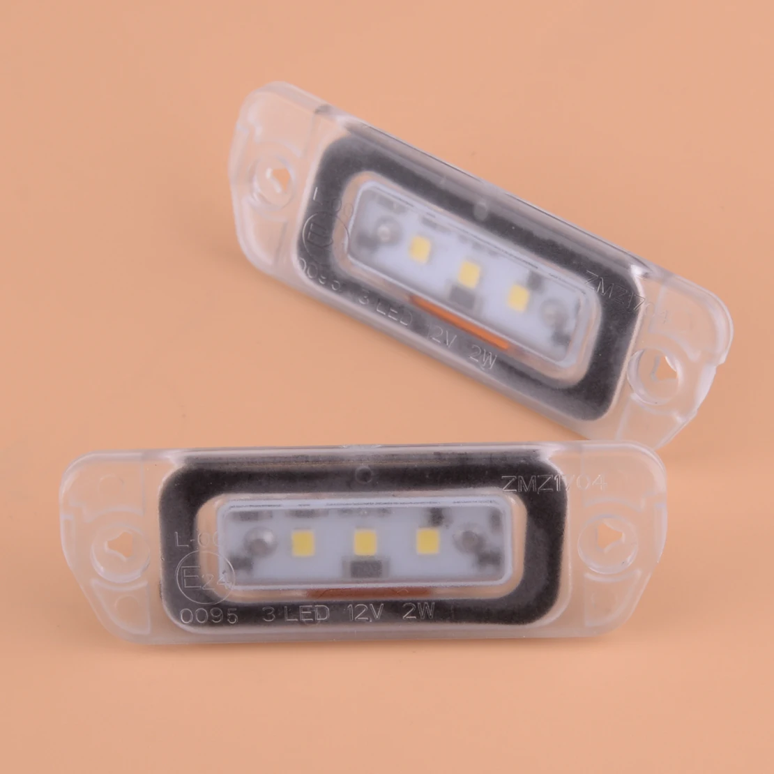DWCX-2pcs-Error-Free-Xenon-White-Car-LED-License-Plate-Light ...