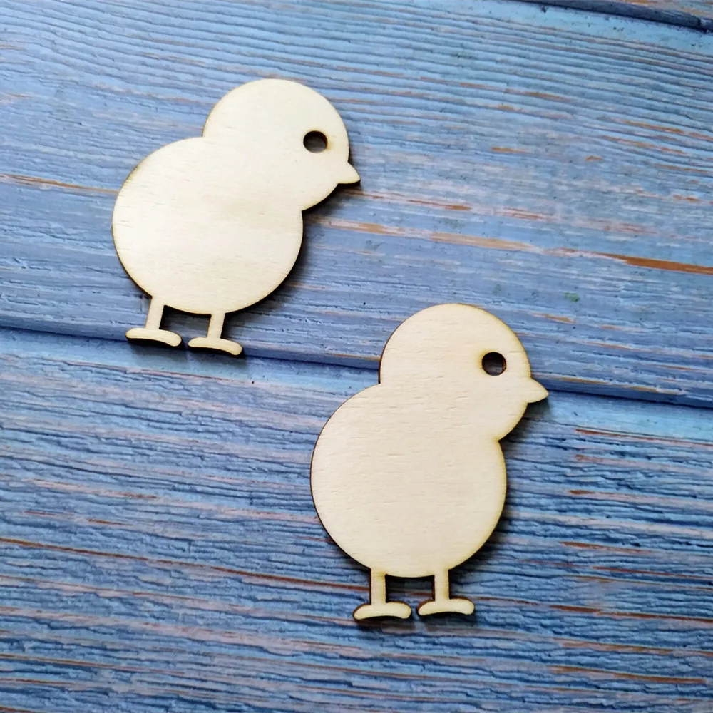 10pcs-Wooden-Chick-Shape-Craft-Bird-Chicken-Baby-Decoration-Gift ...