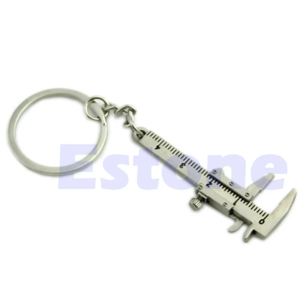Hot Novelty Simulation Movable Vernier Caliper Model Chain Keyring ...