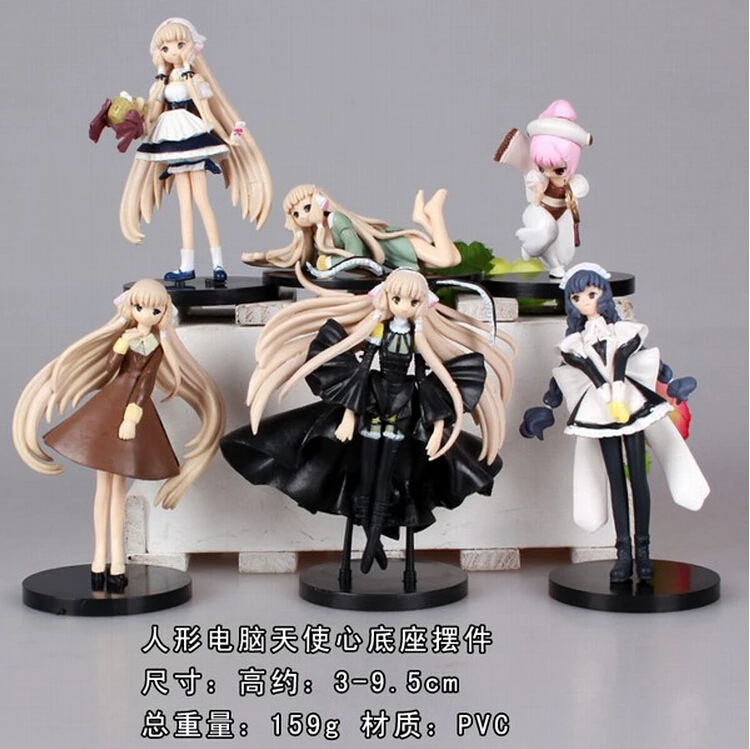 6 pçs/set Anime Chobits Chii PVC Action Figure Modelo Coleção Toy|toy ...