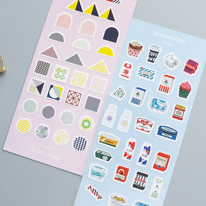 1pcs 2113 Small fresh Creative Paper Decoration Stickers DIY Hand ...