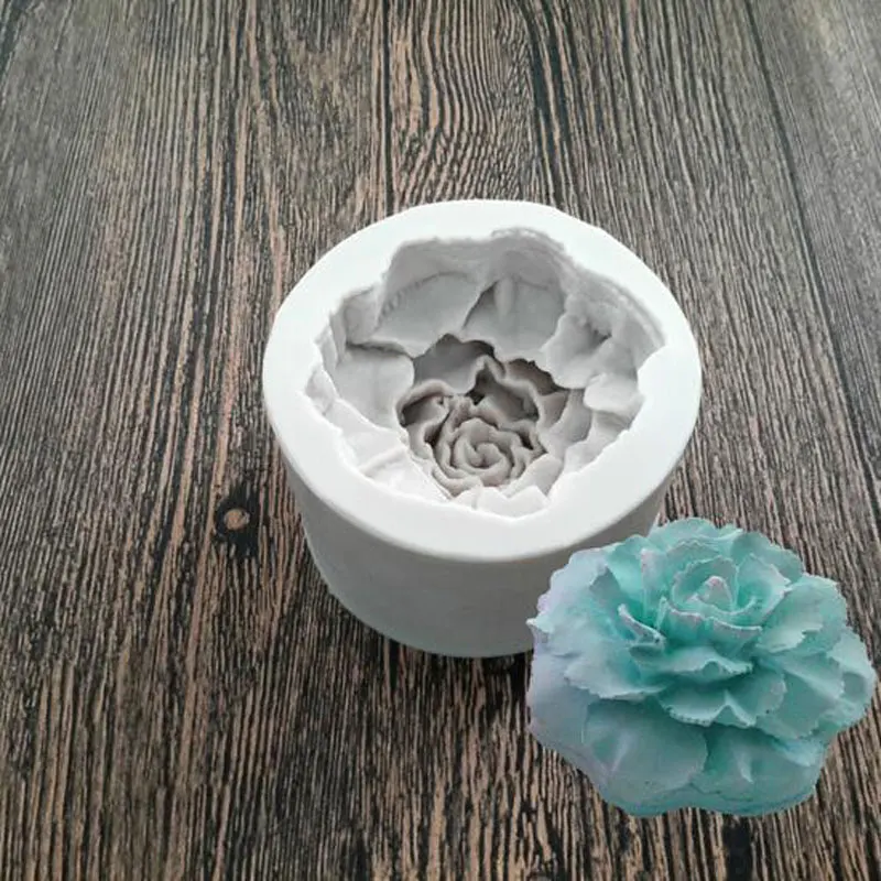 Molde de Fondant de silicona de clavel para el día de la madre ...