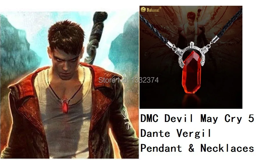 DMC5 DMC Devil May Cry 5 Dante Vergil Red Blue Acrylic Resin Crystal ...