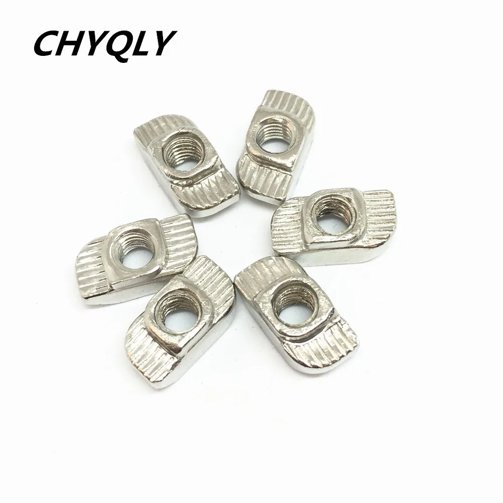 500pcs-30-M3-M4-M5-M6-T-Fastener-Sliding-Nuts-Nickel-Plated-Carbon ...