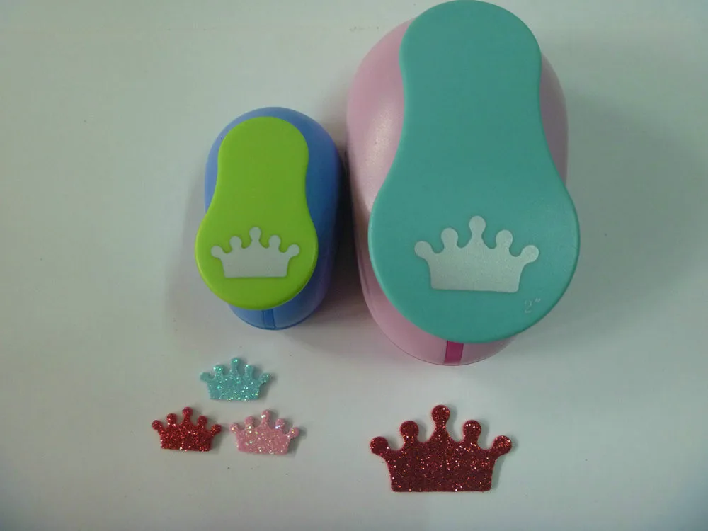 Free Shipping 2pcs (1 Inch+ 2 Inch) Crown Punches Set Craft Punch ...