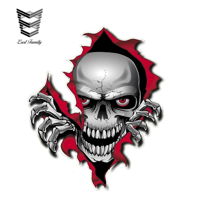 Evil Skull Stickers