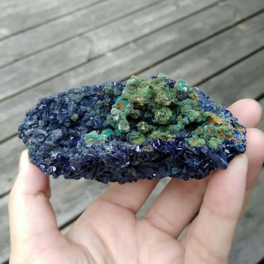 Raw Azurite Mineral Stone Healing Malachite Rough Stones Blue Azurite ...
