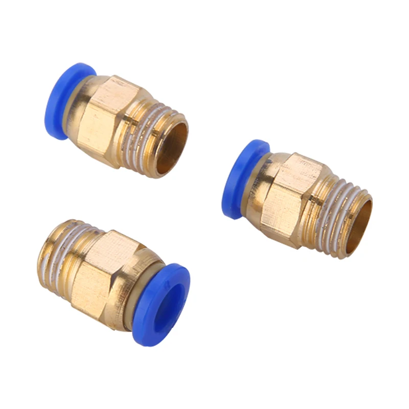 Pneumatic 6mm OD Hose Tube 1 4 1 8 3 8 1 2 BSPT M5 Male Thread Push Pneumatic 6mm OD Hose Tube 1 4 1 8 3 8 1 2 BSPT M5 Male Thread Push