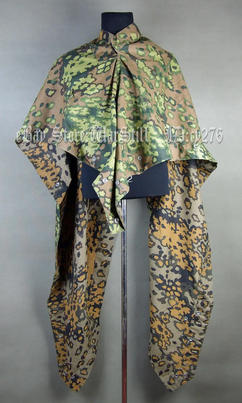 WW2 GERMAN ARMY ELITE OAKLEAF CAMO REVERSIBLE TENT ZELTBAHN|Sports ...