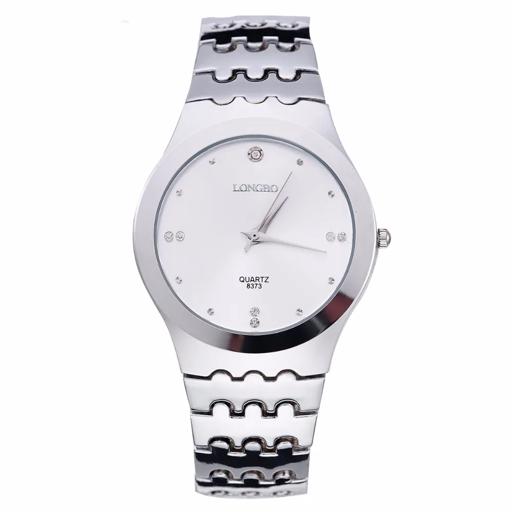 2017 New brand Longbo Quartz Watches ladies gentleman Stainless Steel ...