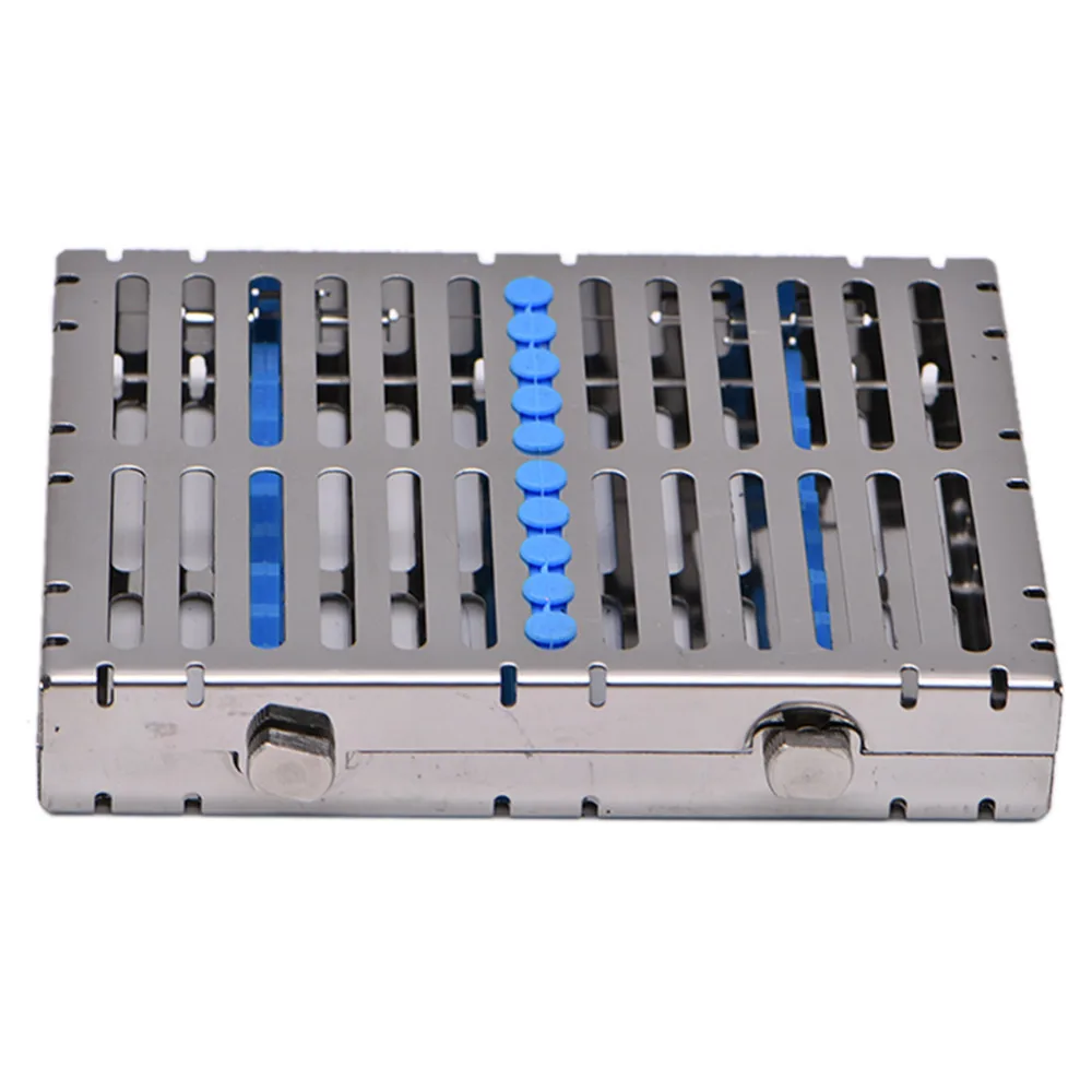 1 pcs 3 kinds Dental Sterilization Cassette Disinfection Rack Tray Box Instrument Autoclavebale ...