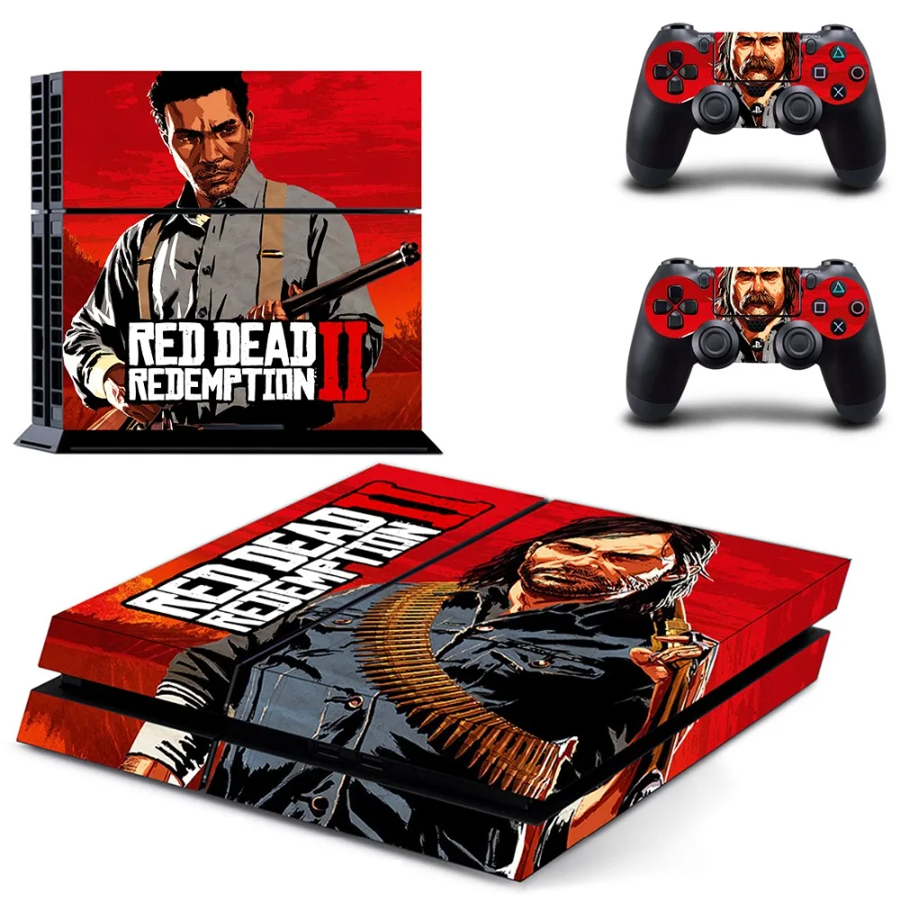 Red Dead Redemption 2 PS4 Skin Sticker - ConsoleSkins.co