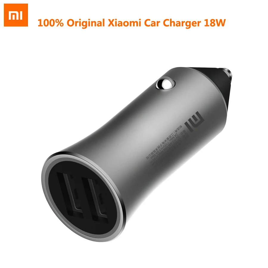 Оригинальное автомобильное зарядное устройство для Xiaomi 18 W Quick ...