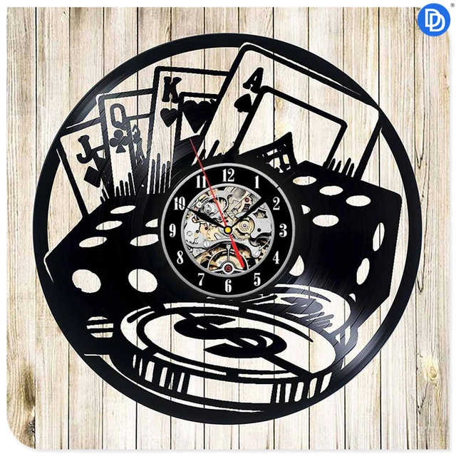 Aliexpress.com : Buy 12 inch Texas Holdem Poker Modern Design Vinyl ...