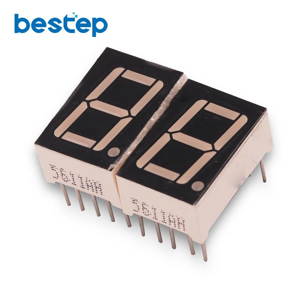 20pcs Ld-5161as 1 Digit 0.56" Red 7 Segment Led Display Common Cathode ...