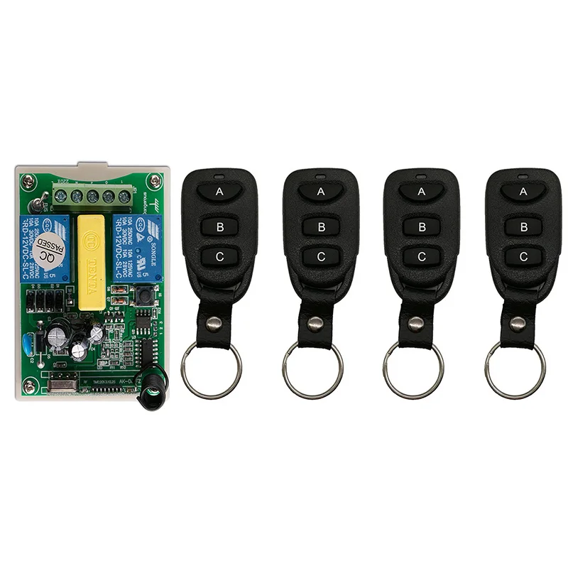 AC 220V Motor RF Wireless Remote Control Switch 220V UP&DOWN Remote ...