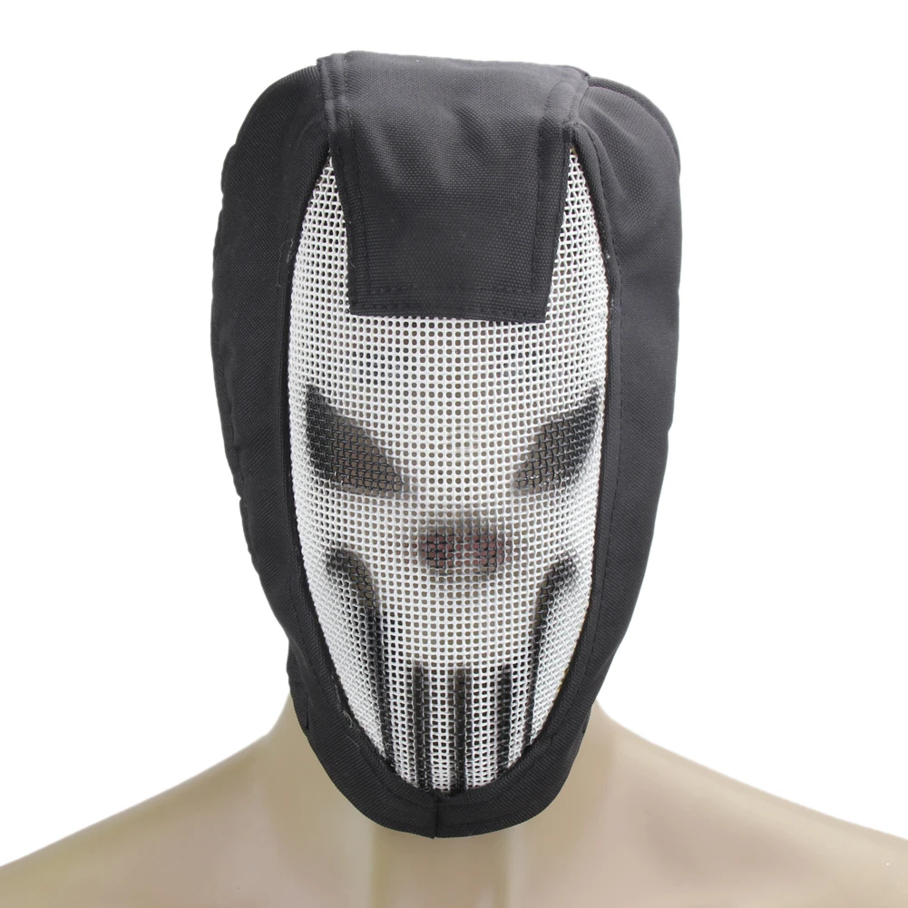 Military Tactical Mask Full Face Metal Steel Wire Mesh Combat Mask ...