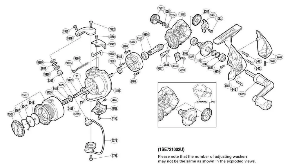 Shimano Spinning Reel Parts Diagram | Reviewmotors.co