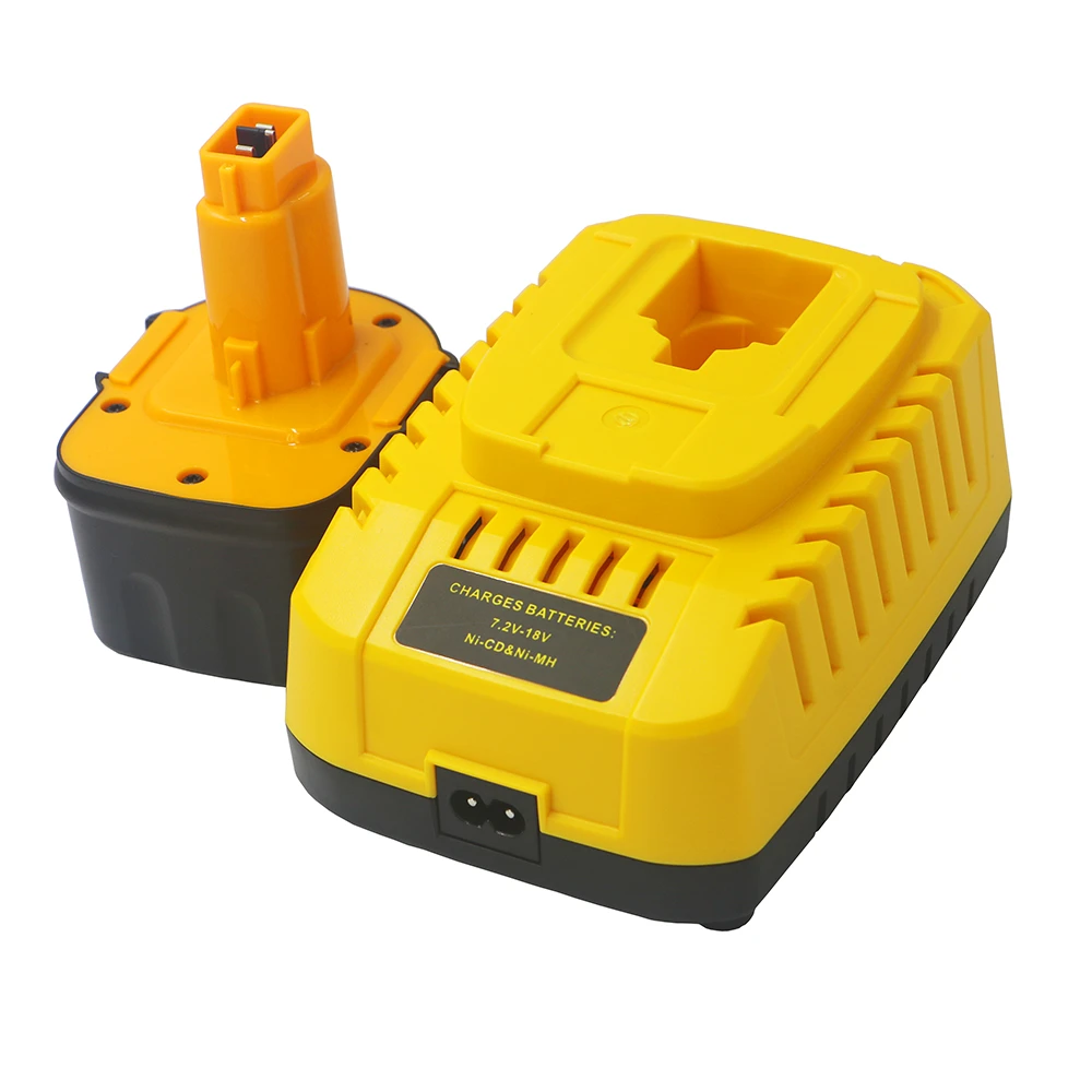 DVISI For Dewalt 12V battery+charger NI CD NI MH 2A 1.5Ah/2.0H/3.0AH ...
