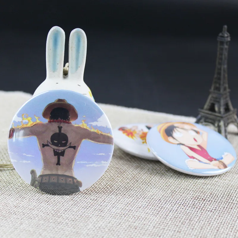 Anime One Piece Cosplay Badge Luffy Nami Roronoa Zoro Tony Brooch Pin ...