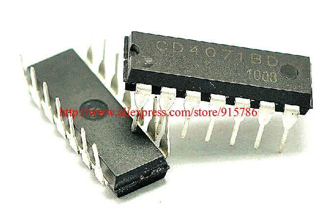 20 unids/lote CD4071BD/HCF4071/HEF4071 DIP 14 CD Logic IC|ic camera|ics ...
