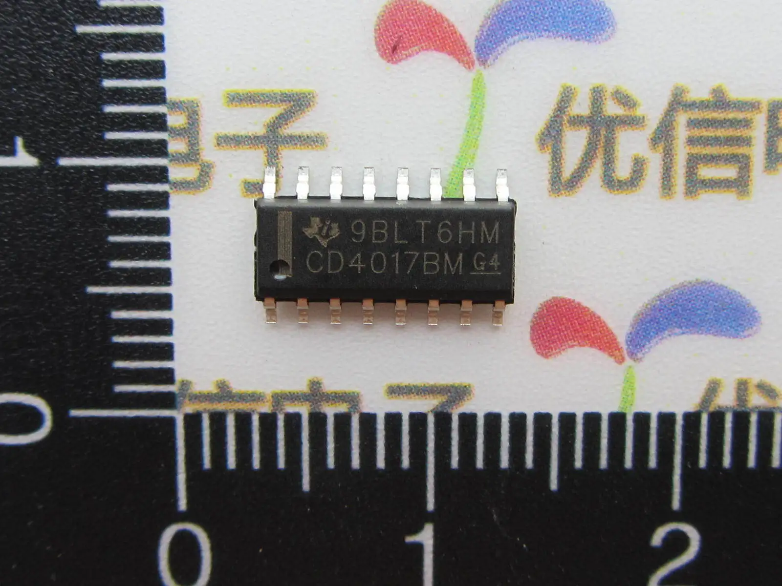 SMD CD / HCF4017 decimal counter 10 outputs a logic chip SOP 16 YXDZ ...