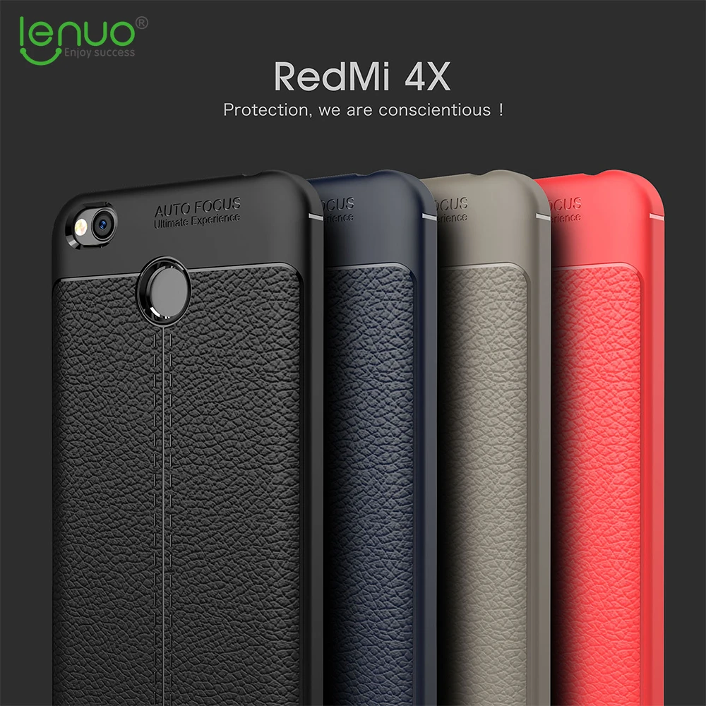 for Xiaomi Redmi 4X case Lenuo explosion proof TPU soft cell phone ...