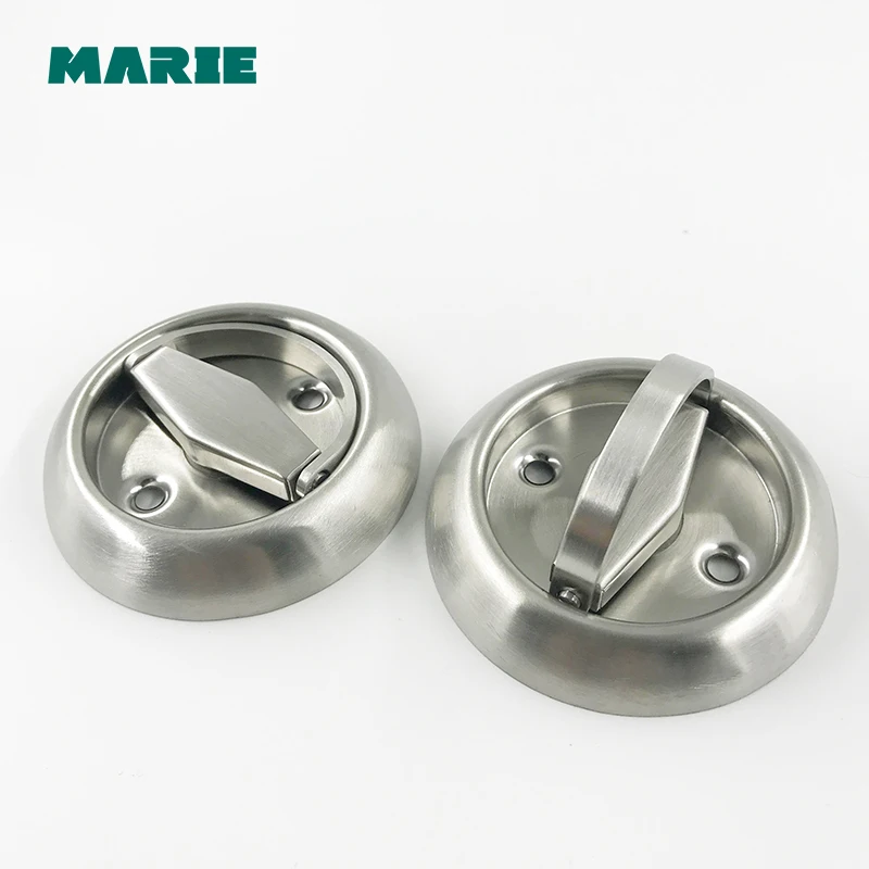 Round Hidden Stealth Spring Invisible Furniture Drawer Small Handle ...