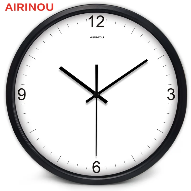Living Wall Clock Hang Watch Super Quiet Watch Airinou Blank Simple ...