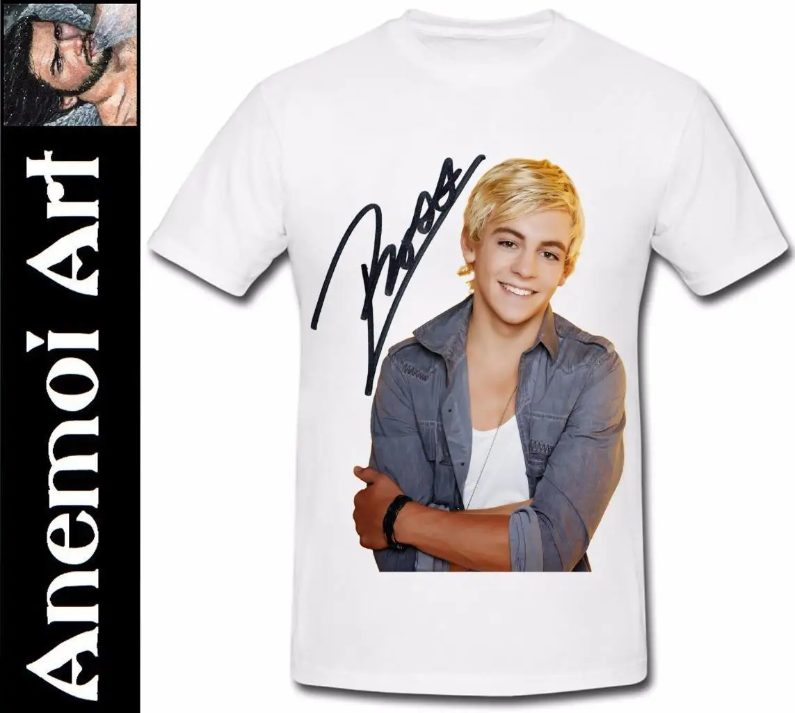 T251 Ross Lynch t shirt tee t shirt R5 Austin Moon autograph signed ...