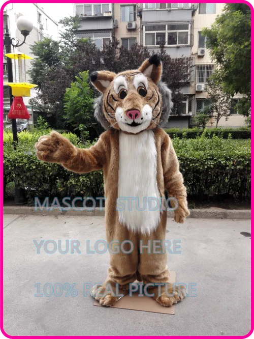 Friendly Wildcat Mascot