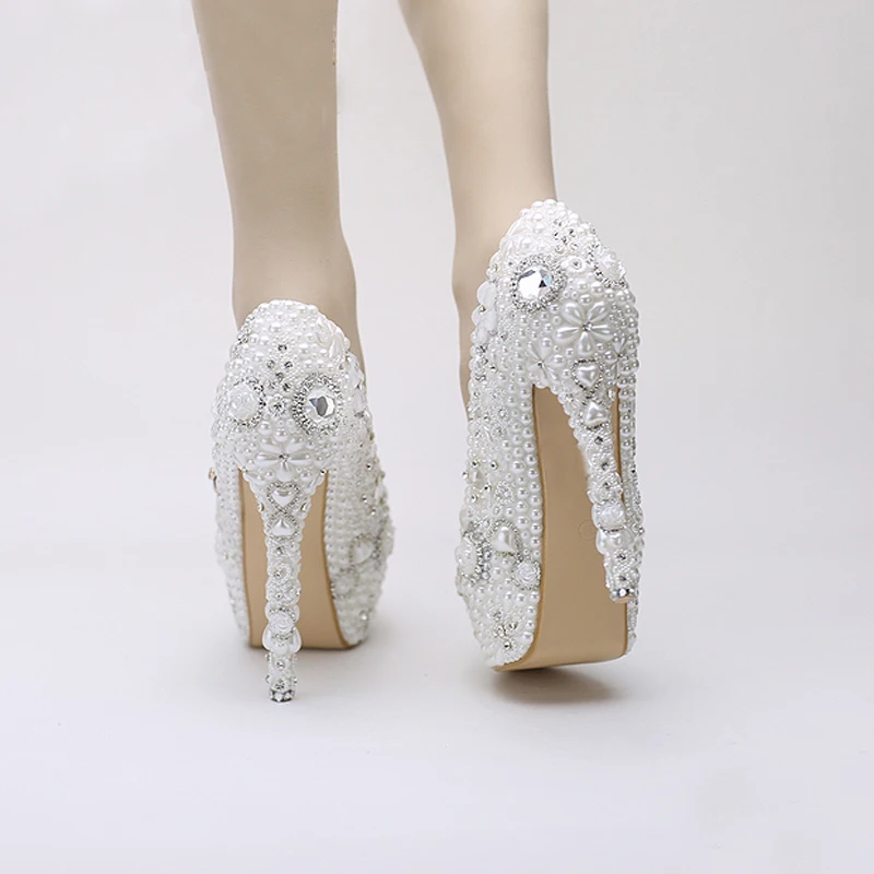 Inch Silver Pageant Shoes